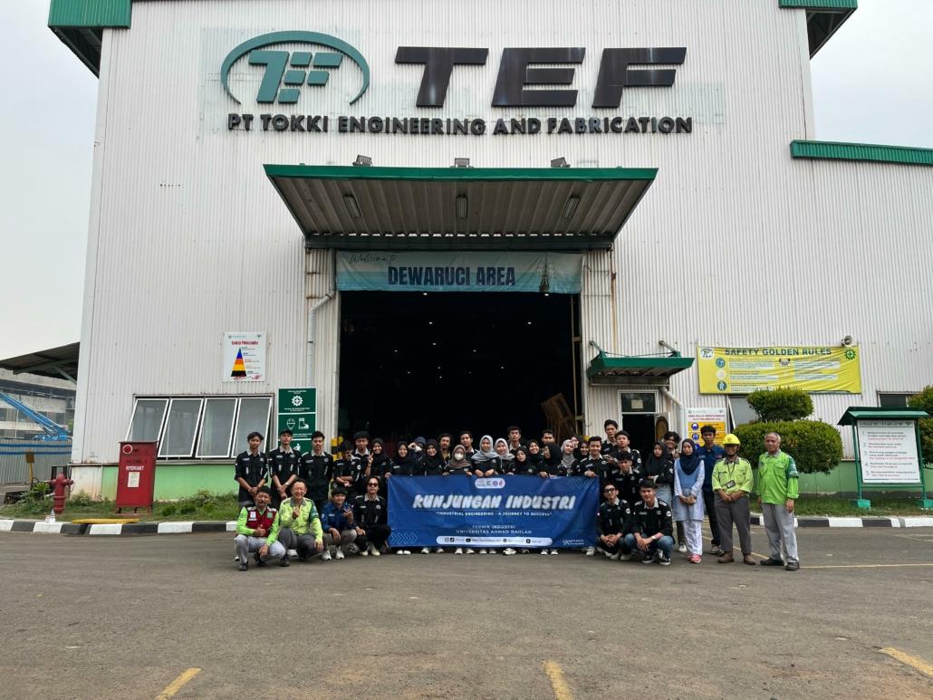 Mahasiswa Teknik Industri melakukan Kunjungan Industri ke PT Tokki ...